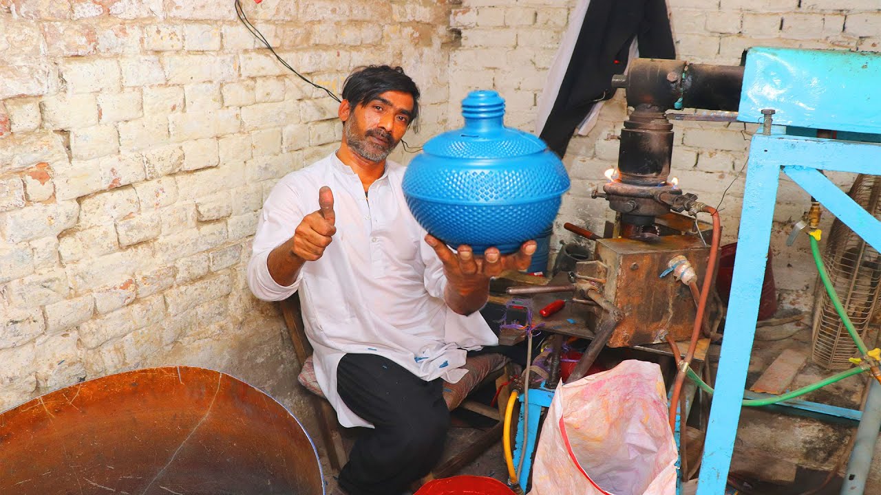 Recycling Process Old Plastic Scribe Convert Coin Bank Amazing Process ...