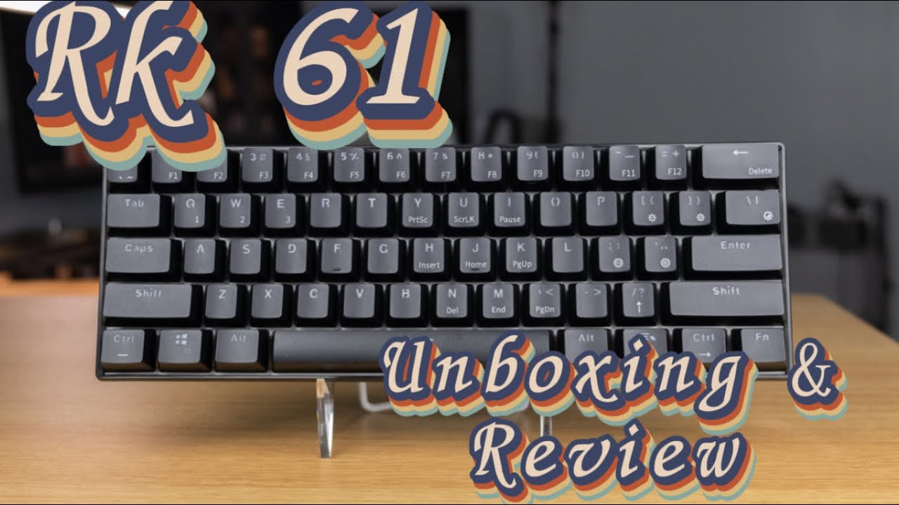 RK 61 keyboard UNBOXING and review | MuninMedia - YouTube
