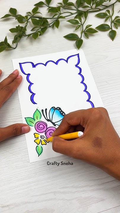 Project file cover design |project file decoration idea #youtubeshorts ...