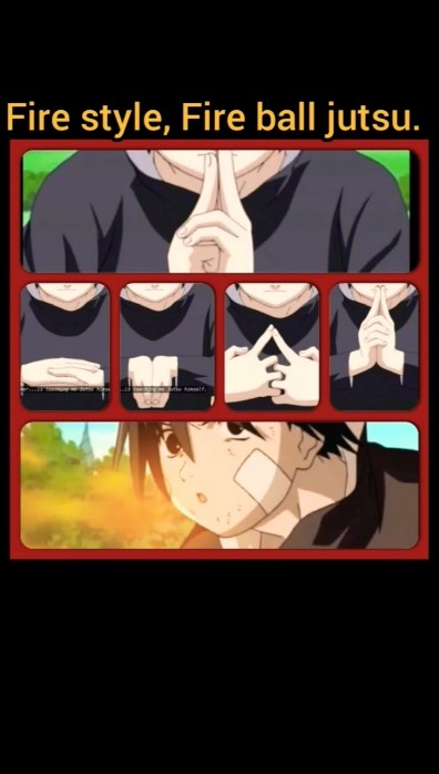 Fire style Fire 🔥 Ball jutsu. Try it 👍 How to do it ? Anime Short # ...