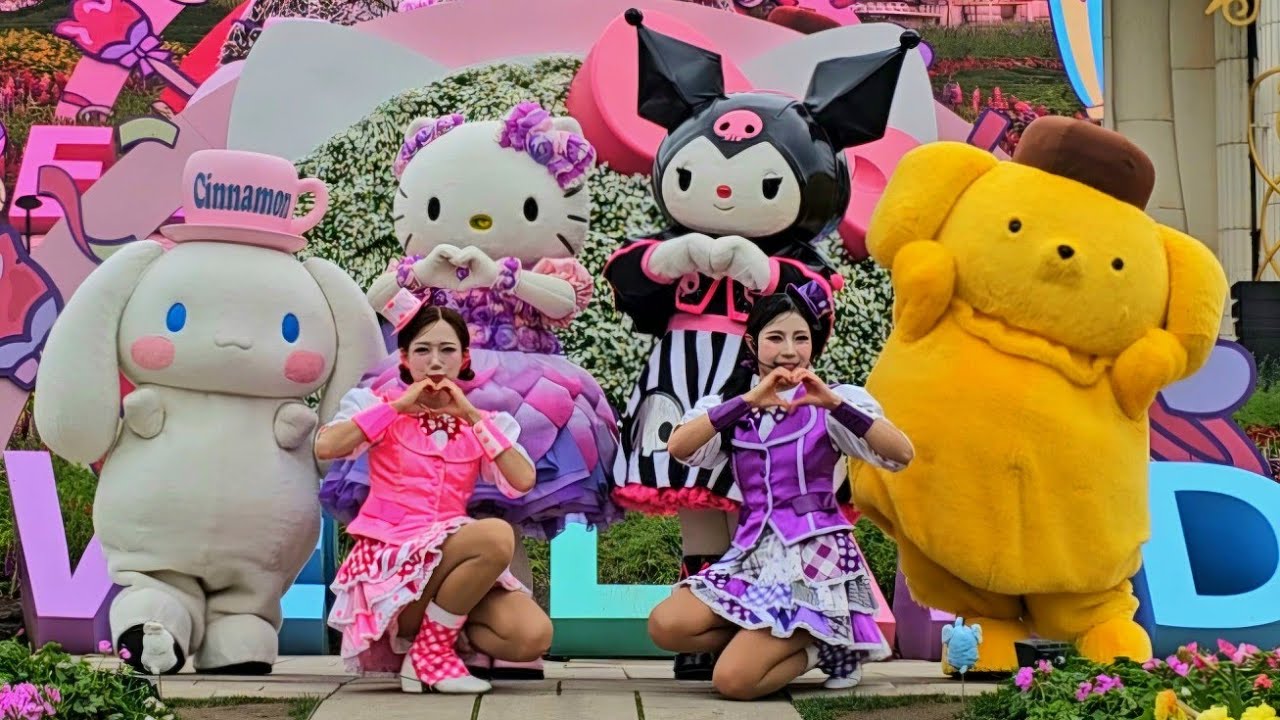 [4K] 2025.05.11/1 에버랜드 산리오 캐릭터즈 댄스타임 - SANRIO CHARACTERS dance time ...