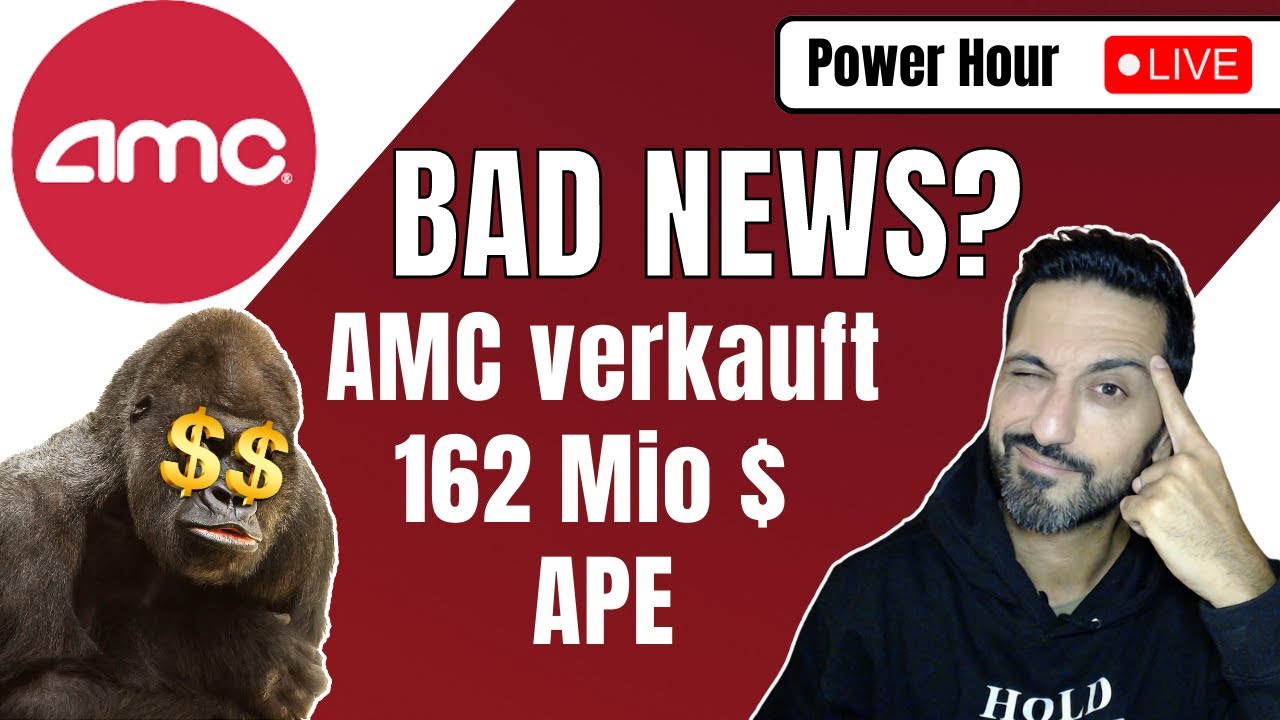 AMC verkauft 25% des APE Bestandes - Aktie fällt! Let's talk #amc #ape ...