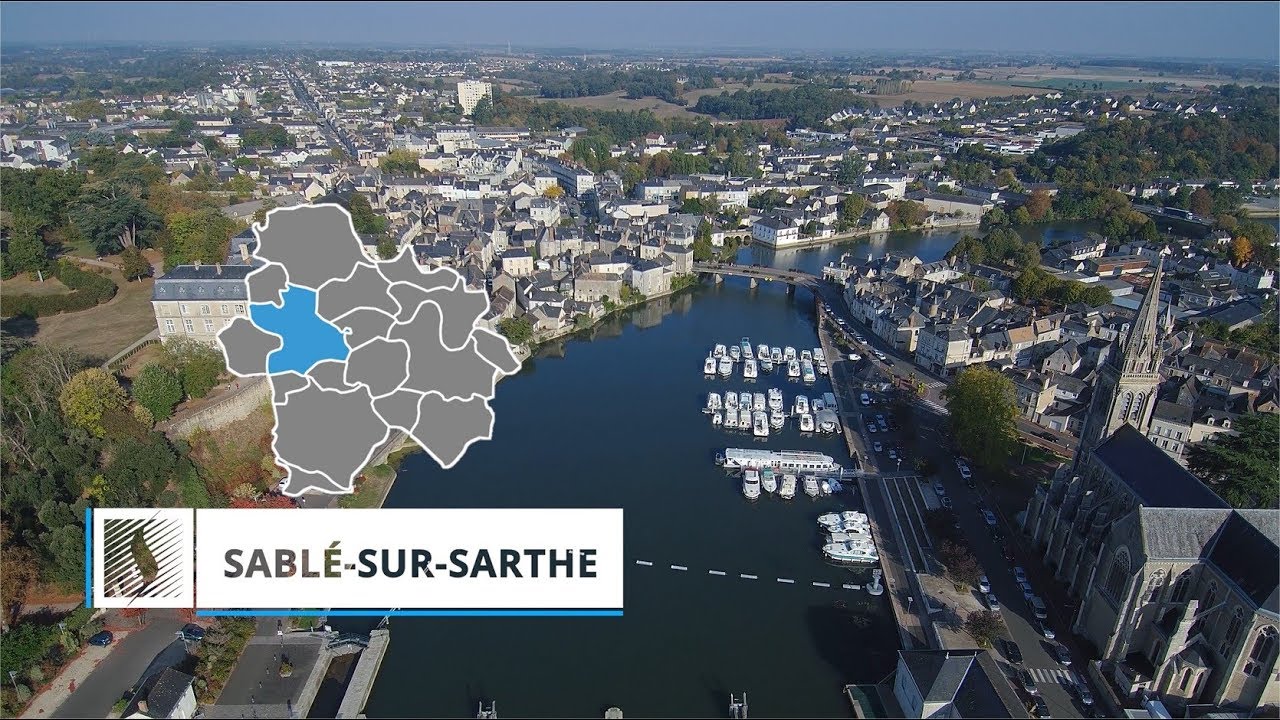 Sablé, la recette vue du ciel : Sablé-sur-Sarthe - YouTube
