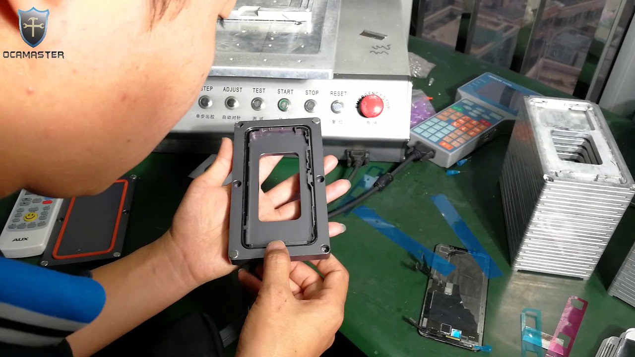 IPhone X frame with 3m glue installation video - YouTube