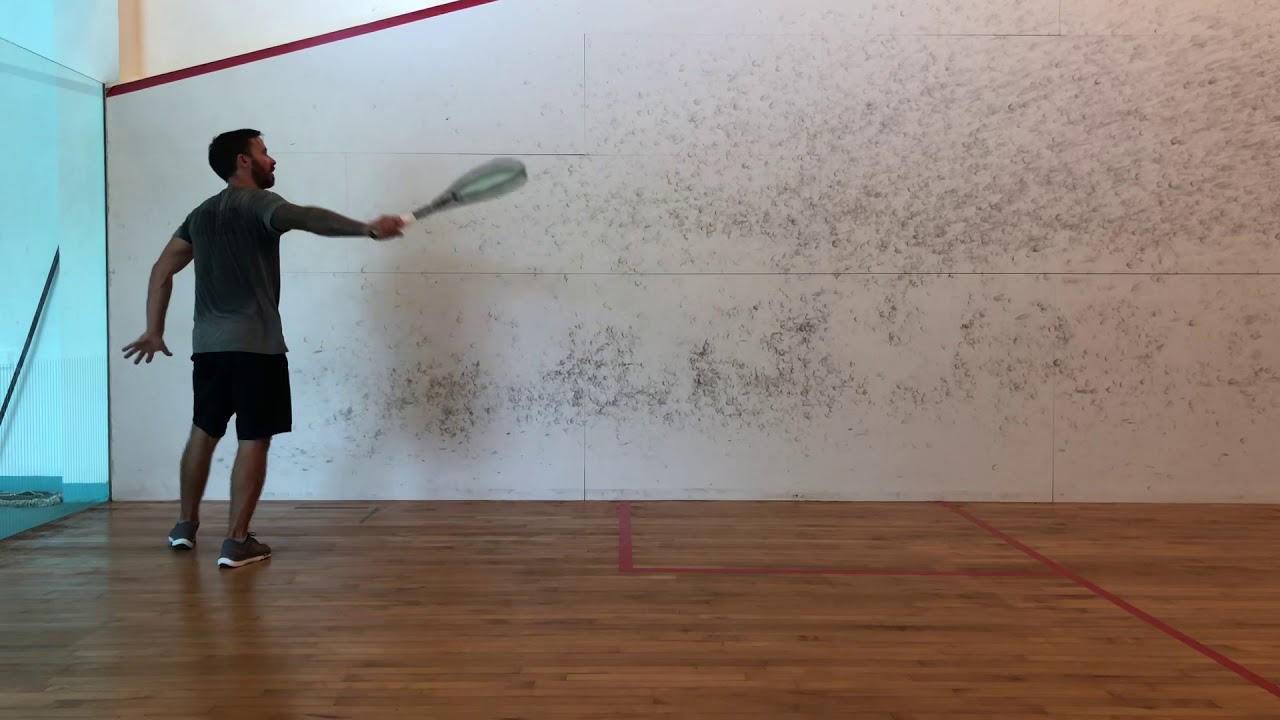 Serious Squash: Backhand Consecutive Overhit Drive Testing - YouTube