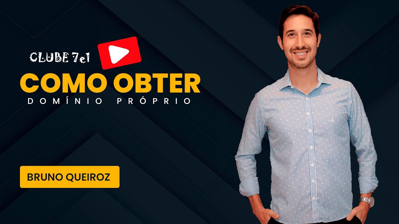 COMO OBTER DOMÍNIO PRÓPRIO/Bruno Queiroz - YouTube