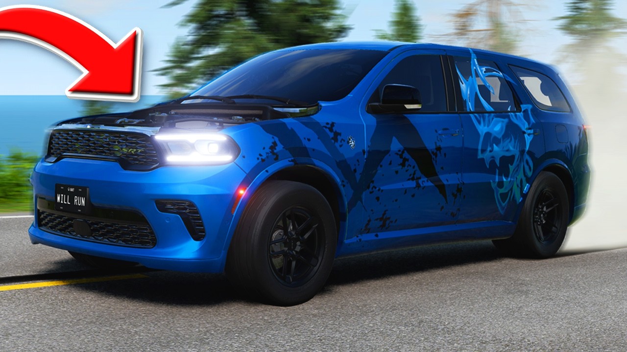 Building a 1 of 1 Demon 170 Dodge Durango in BeamNG Drive - YouTube