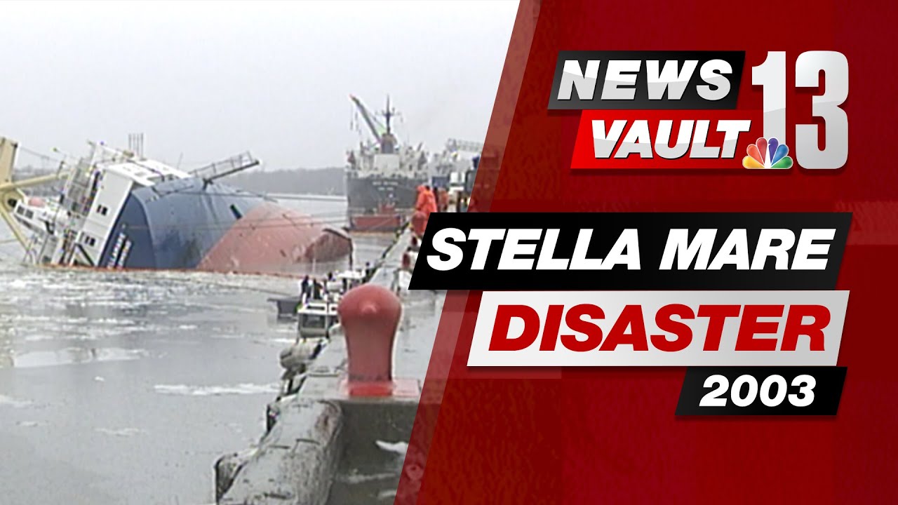 2003: Stella Mare tips over at Port of Albany - YouTube