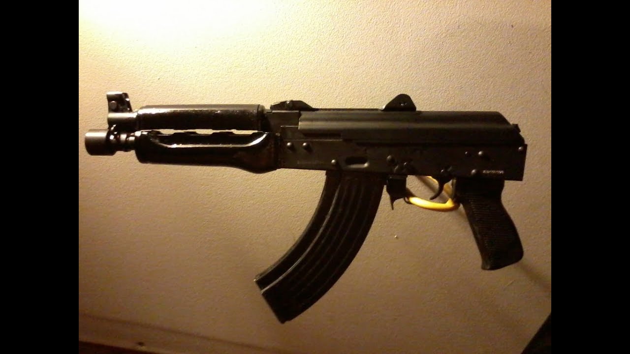 Zastava PAP M92 AK pistol - Ebony Handgrips customization - YouTube