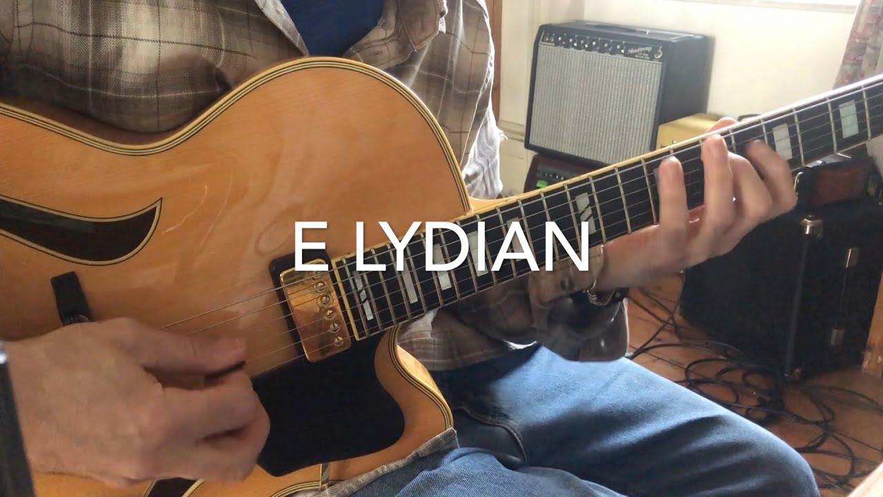 Improvising in E lydian - YouTube