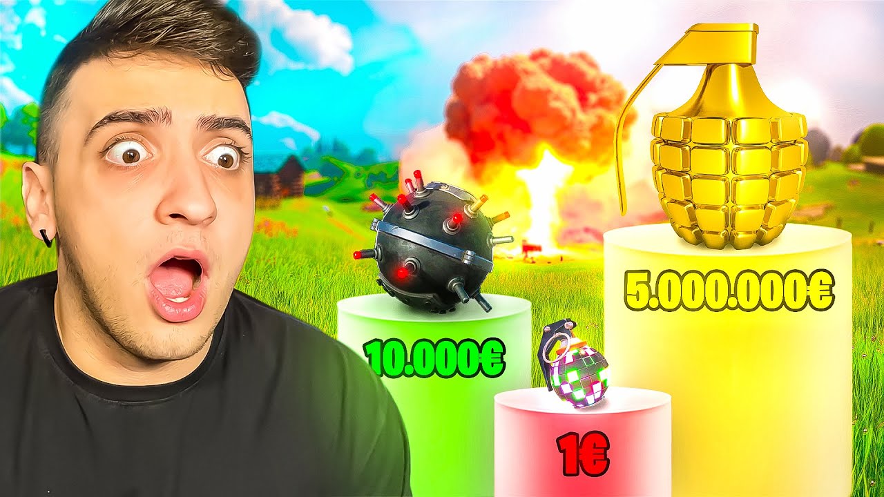 Έφτιαξα Την Πιο Ακριβή Βόμβα Στο Fortnite ! - YouTube