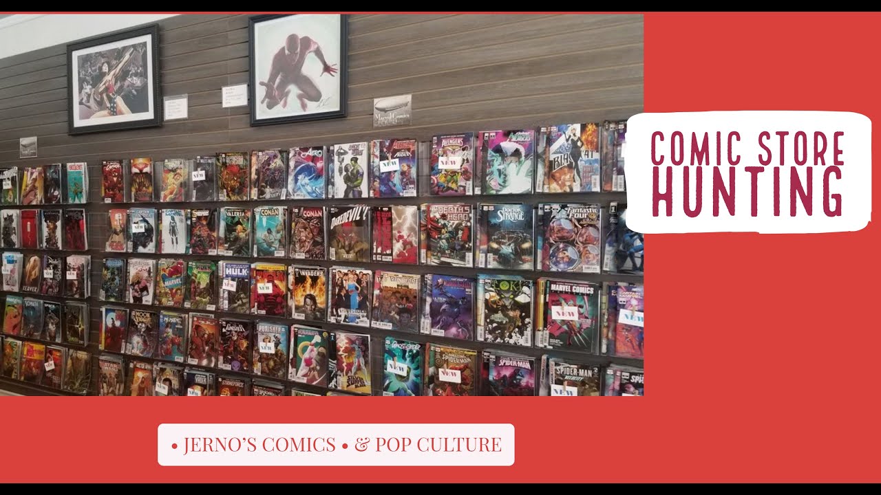 Checking Out A Local Comic Shop // Zeppelin Comics - YouTube