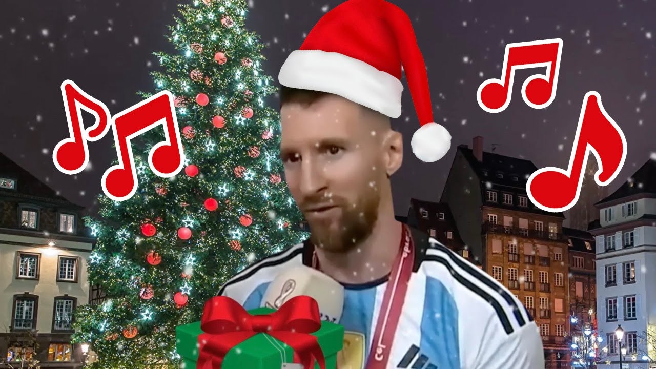 Lionel Messi sings New Year song | Canta canción de Año Nuevo | Canción ...