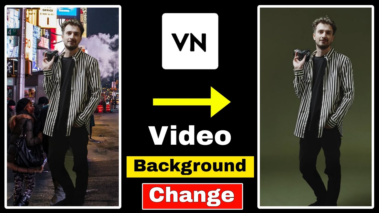 How to Change Video Background in VN App || Vn Video Editor me Video ...