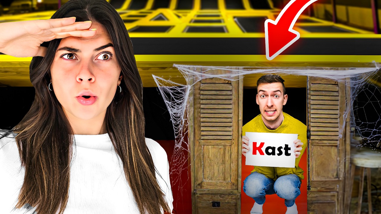 ALFABET VERSTOPPERTJE IN MEGA TRAMPOLINE PARK (DONKER) #665 - YouTube