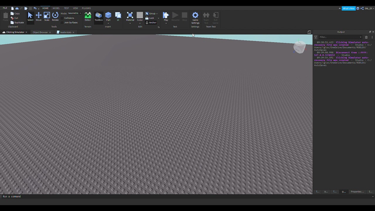 Making a clicking simulator game on Roblox, Part 1 (Leaderstats, saving ...