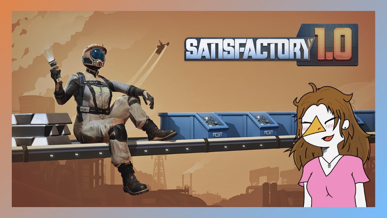 Building a satisfying factory || Satisfactory - YouTube