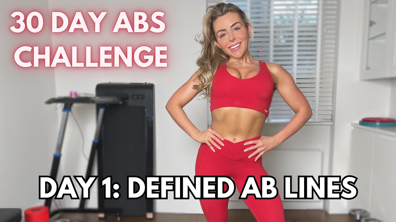 30 DAY ABS CHALLENGE | DAY 1 | DEFINED AB LINES | - YouTube