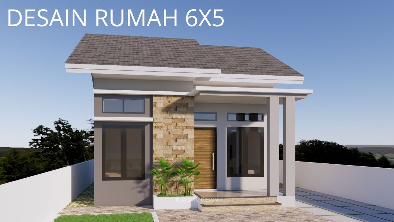 Desain Rumah 6x5 Ini Punya 2 Kamar Tidur dan Tetap Luas! - YouTube
