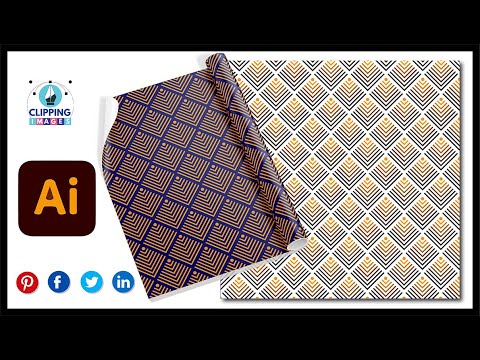 Easy Seamless Patterns Design in Adobe Illustration Tutorial step-by ...