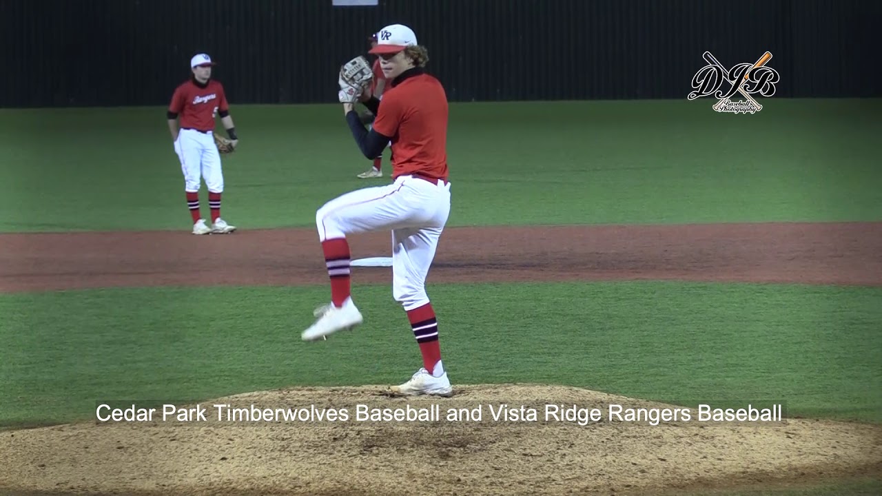 Cedar Park Timberwolves Baseball and Vista Ridge Rangers Baseball - YouTube