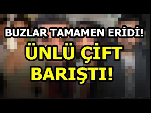 Ünlü Çift Barıştı! Buzlar Tamamen Eridi!