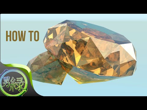 How to make a GEM in BLENDER - YouTube