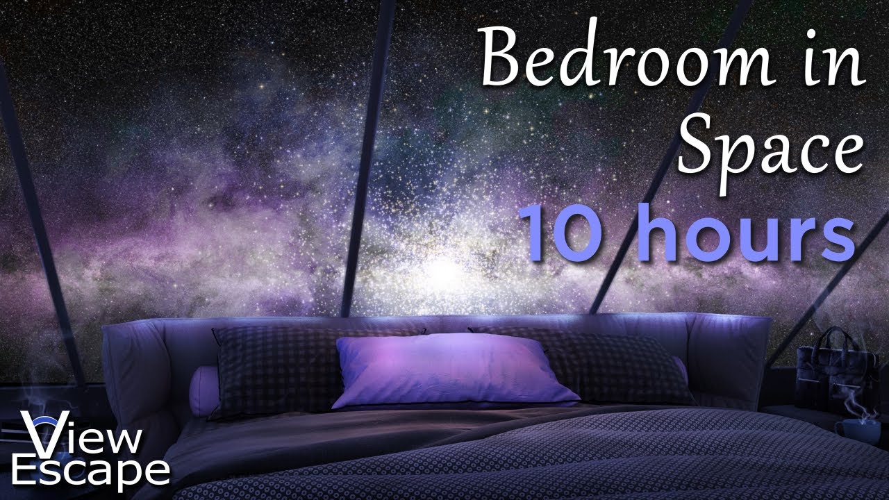 Bedroom in Space | Sleeping in Space | White Grey Noise | Relaxing ...
