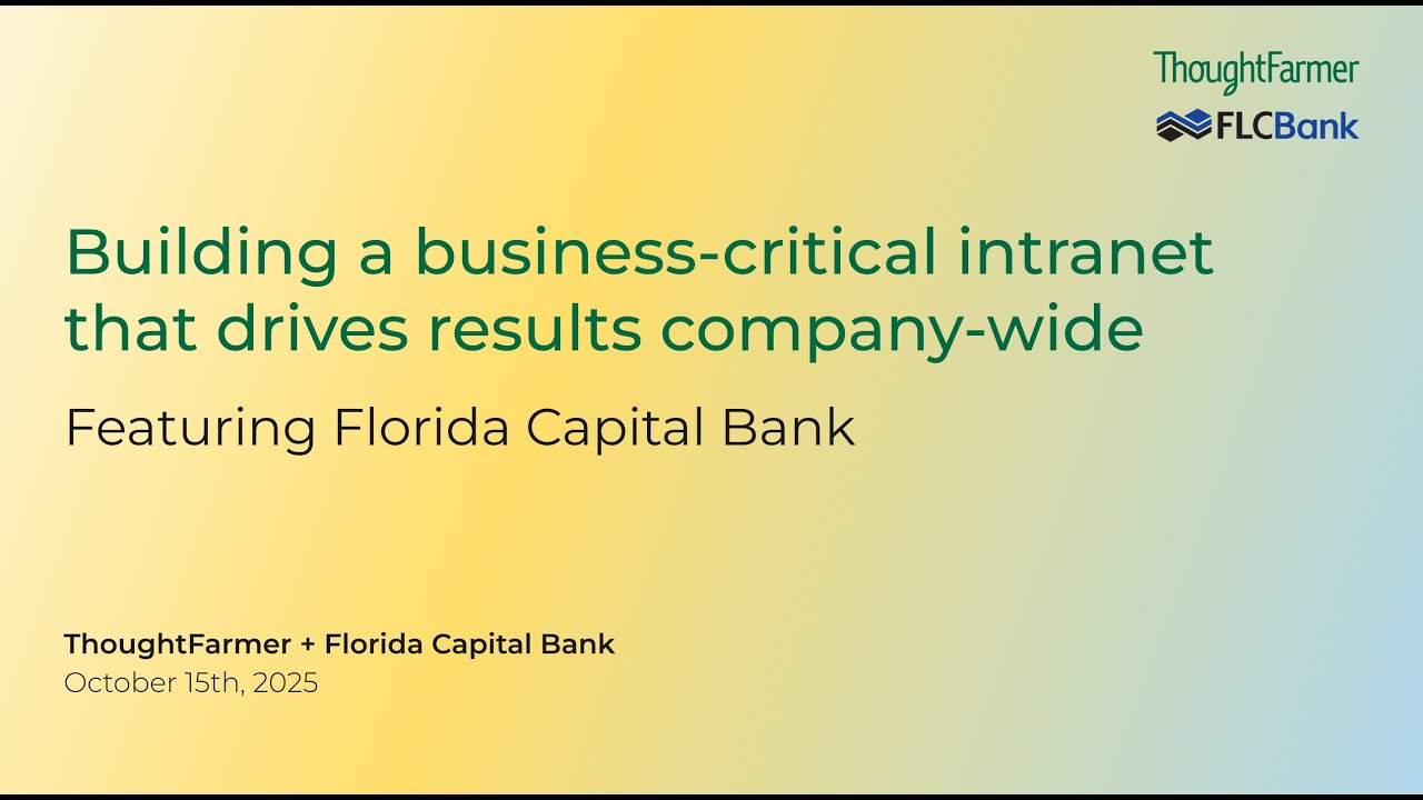 Building a business-critical intranet that drives results company-wide ...