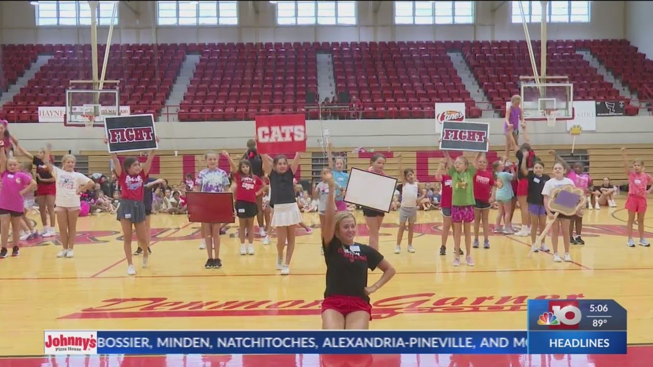 RUSTON HIGH SCHOOL CHEERLEADING TEAM HOST CHEER MINI CLINIC FOR TEAM ...