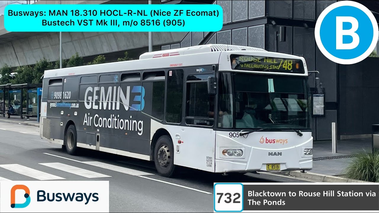 Busways: MAN 18.310 HOCL-R-NL (Nice ZF Ecomat) / Bustech VST Mk III, m ...