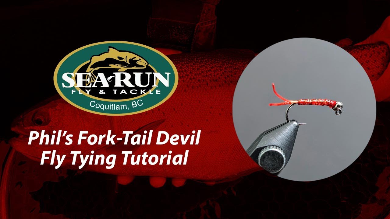 Phil’s Fork-Tail Devil Bloodworm Fly Tying Tutorial - YouTube