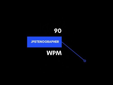 90 PERA | 90WPM CORUT PERA | COURT PERA | @JPSTENOGRAPHER - YouTube