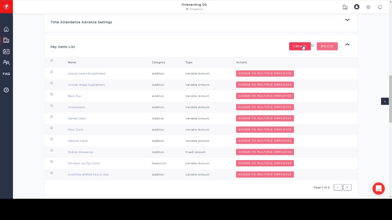 Creating Pay Items and Assigning to Multiple Employees - YouTube
