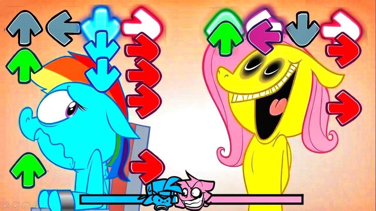 FNF vs Fluttershy SHED.MOV 🎤(edit) | FNF vs Pinkie pie - Cupcakes HD ...