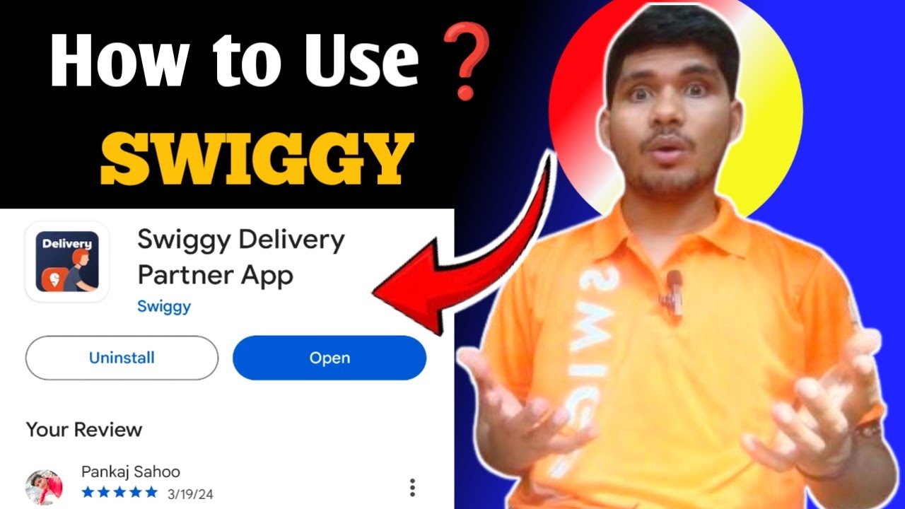 How To Use Swiggy Delivery App | Swiggy delivery partner app kaise use ...
