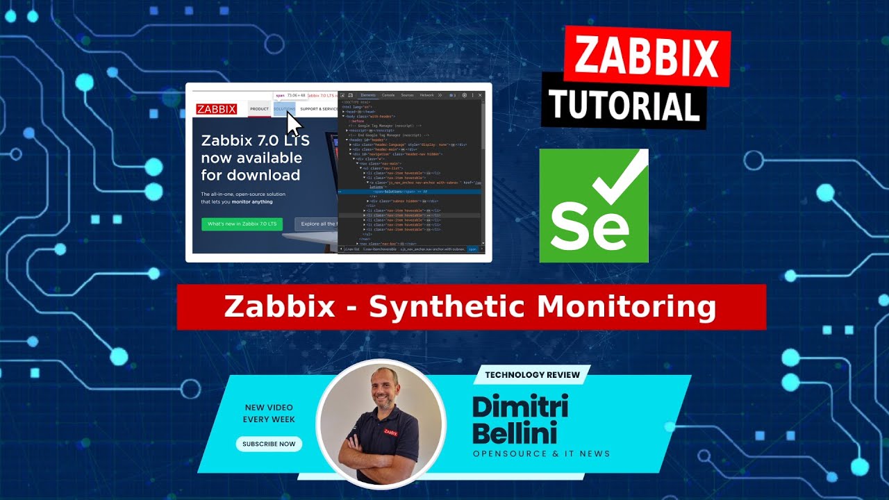 Zabbix - Synthetic Monitoring [Sub EN] #zabbix #webperformance - YouTube