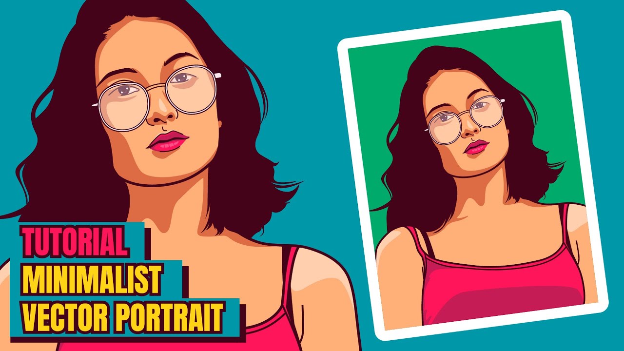 Tutorial Cara Membuat Vector Wajah Minimalis - YouTube