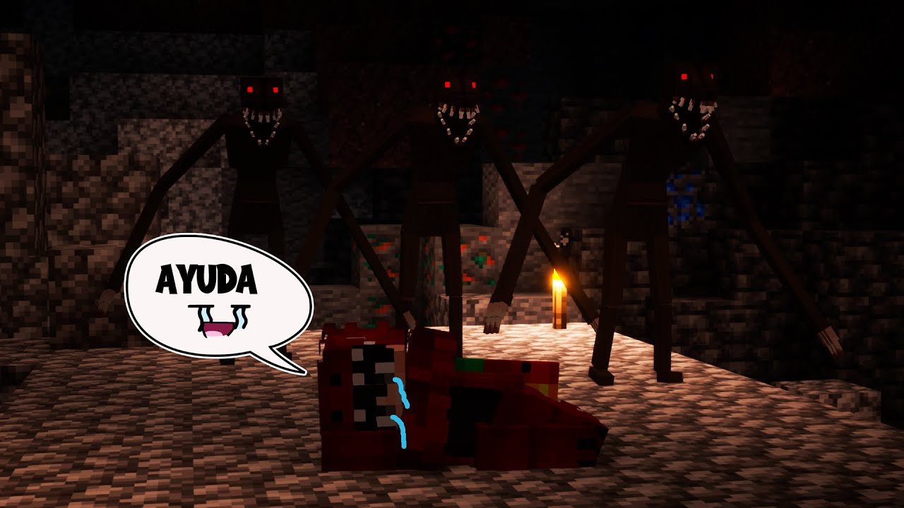 Encontramos al MONSTRUO DE LA CUEVA de MINECRAFT !!!😫😨 - Minecraft mods ...