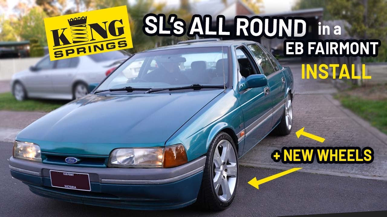SL King Springs in a EB Falcon Fairmont Install - YouTube