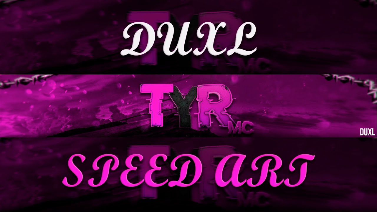 Banner para TYR MC//Speed Art//Duxl - YouTube
