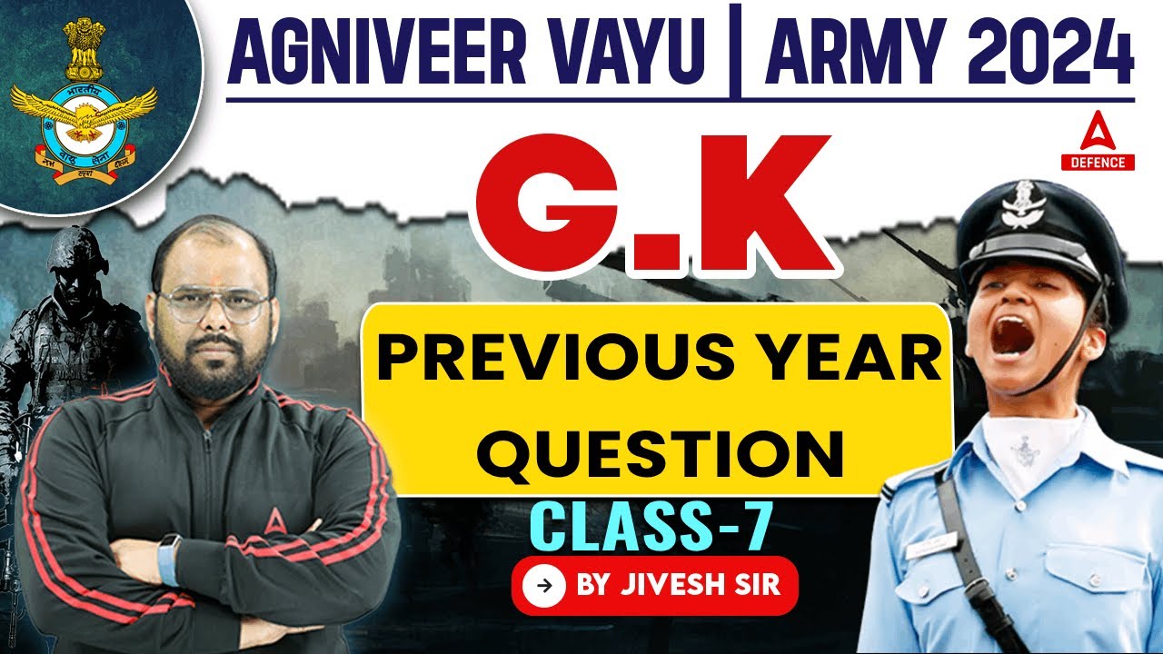 Agniveer Vayu/Army 2024 | General Knowledge - Previous Year Question ...