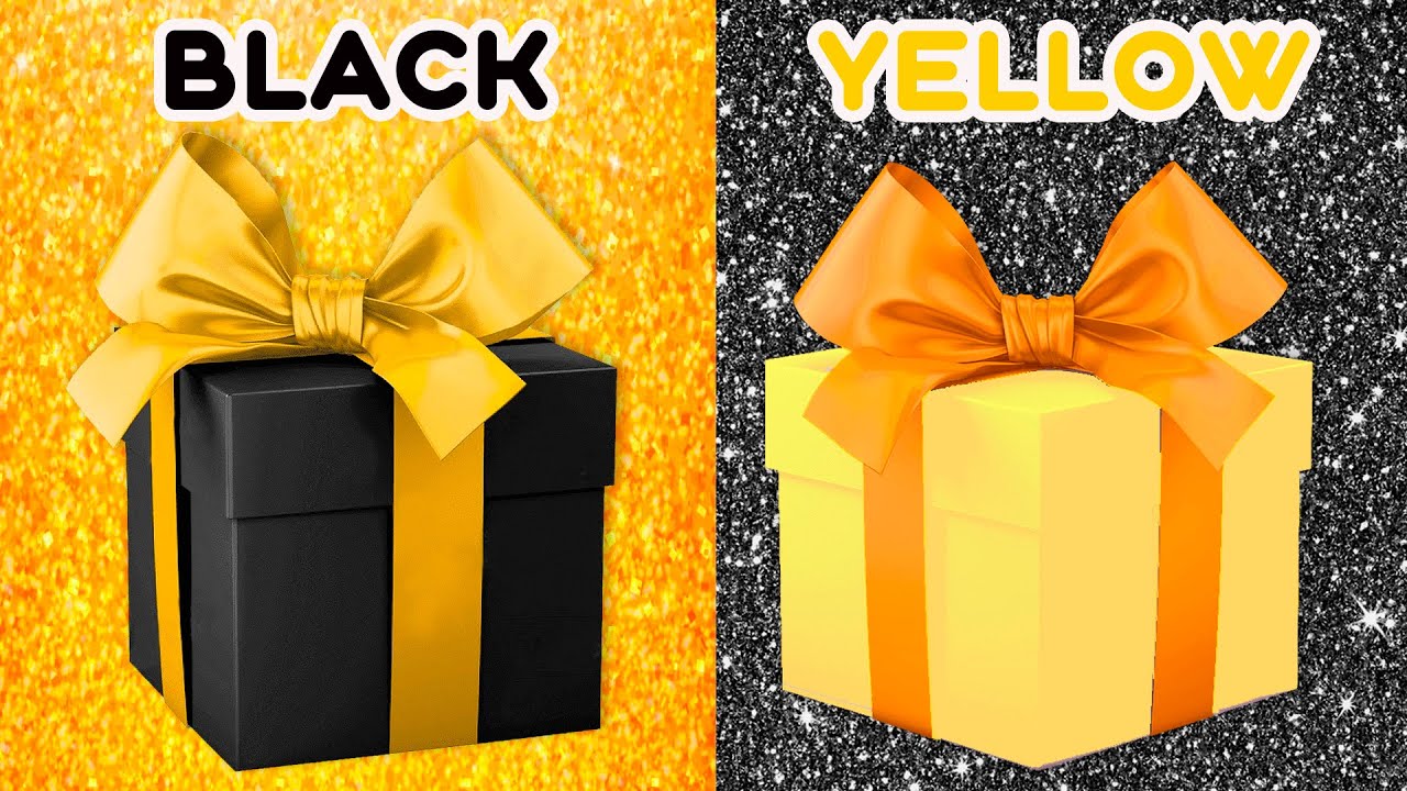 Choose Your Gift! 🖤 Black vs Yellow 💛 - YouTube