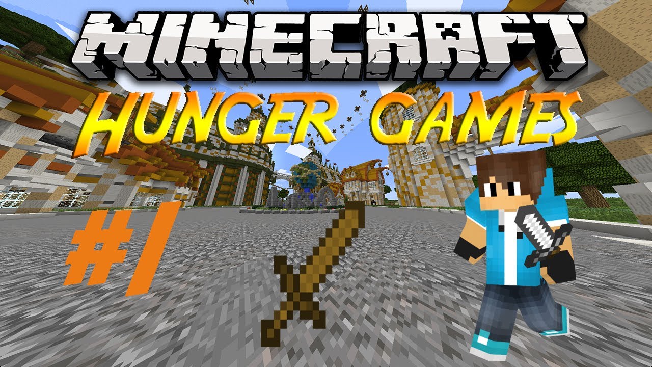 Minecraft: Hunger Games #1~ Wooden Sword Win - YouTube