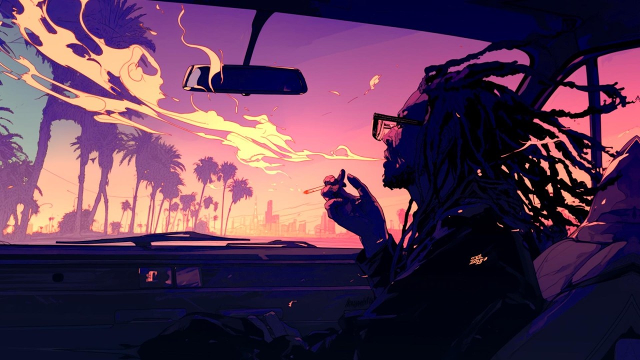 Purple Haze Sunset | Chill Rap & G-Funk Beats for Night Drives - YouTube