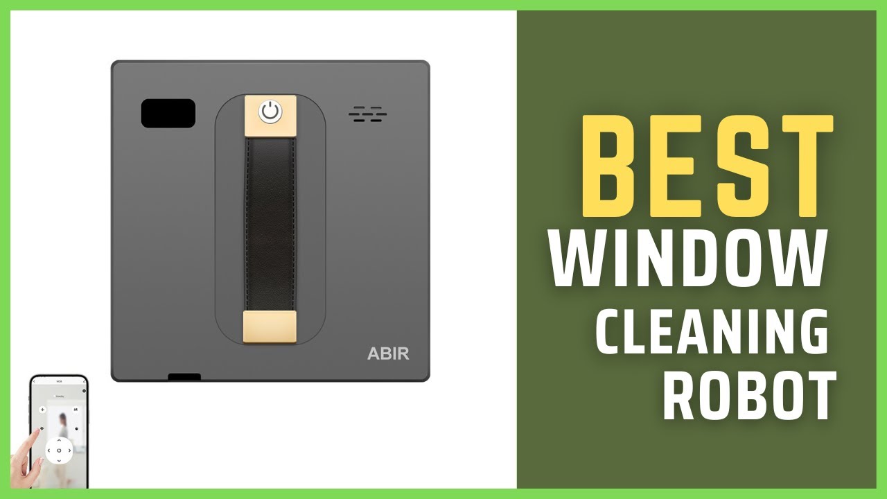 Best Window Cleaning Robot | ABIR WD8 Robot Window Cleaner Review in ...