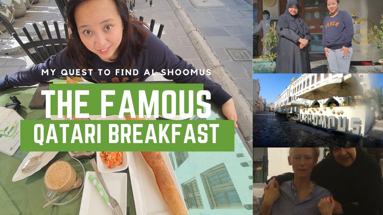 let's eat Qatari Breakfast! - Shay Al Shoomus in Souq Waqif, Doha - YouTube