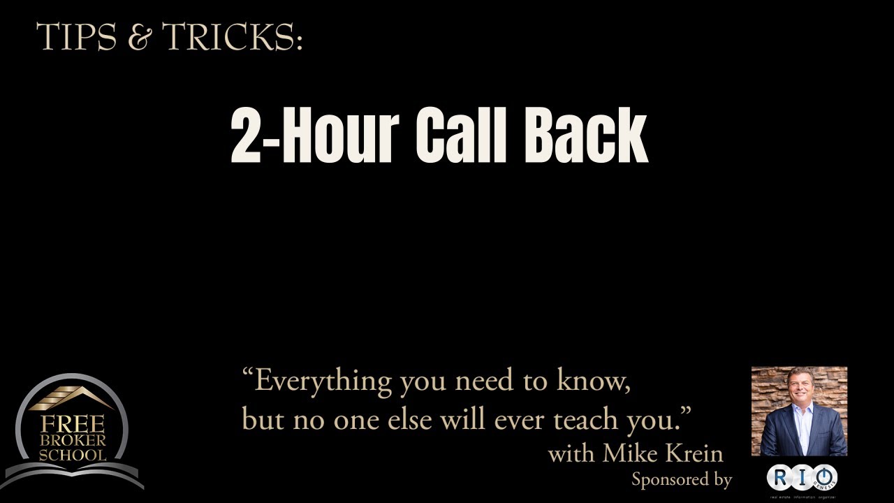 The 2 Hour Call Back - YouTube