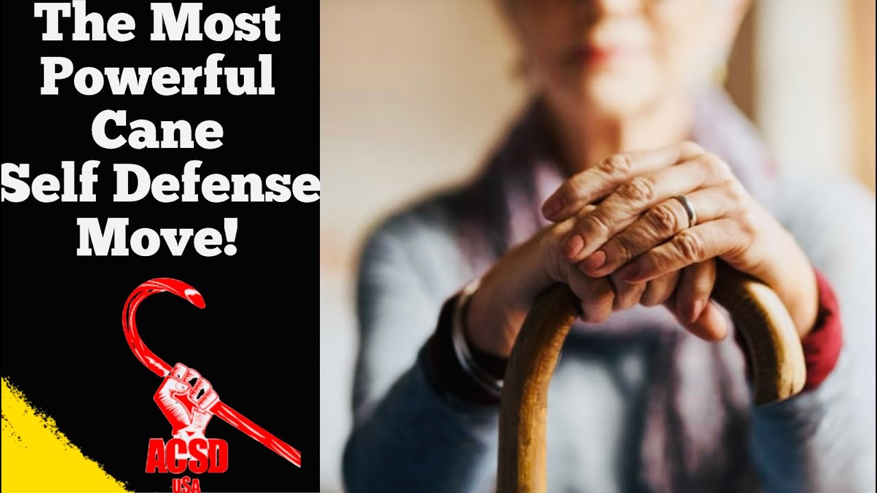Cane Self Defense: The Most Powerful Cane Self Defense Move! - YouTube