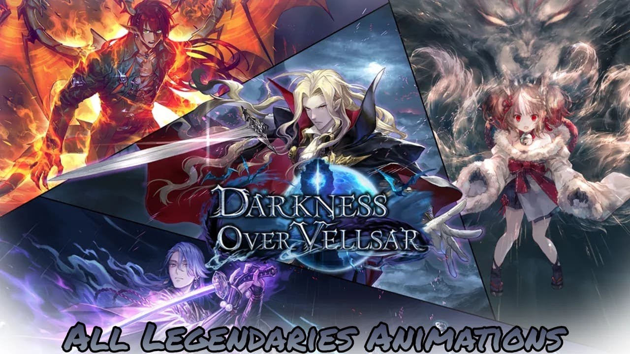 Shadowverse All Legendaries Animations: Darkness Over Vellsar - YouTube